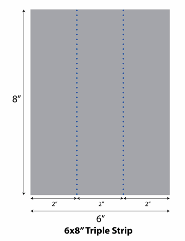 DNP DS620A 6x8 Sticker Media for use with DS620A printer